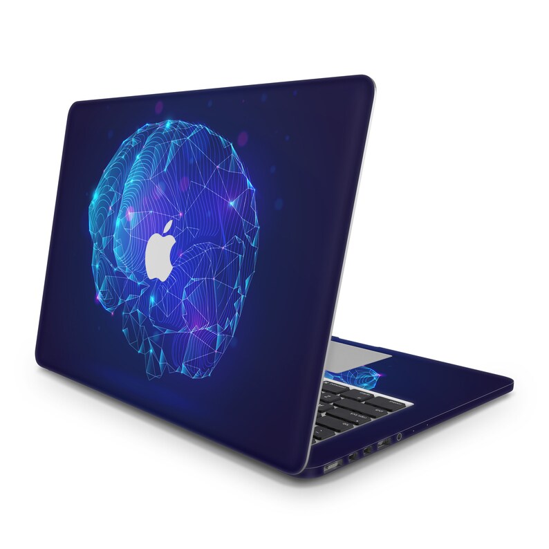 3D Brain and Program Laptop Skins Universal Laptop Decal Full Coverage ...