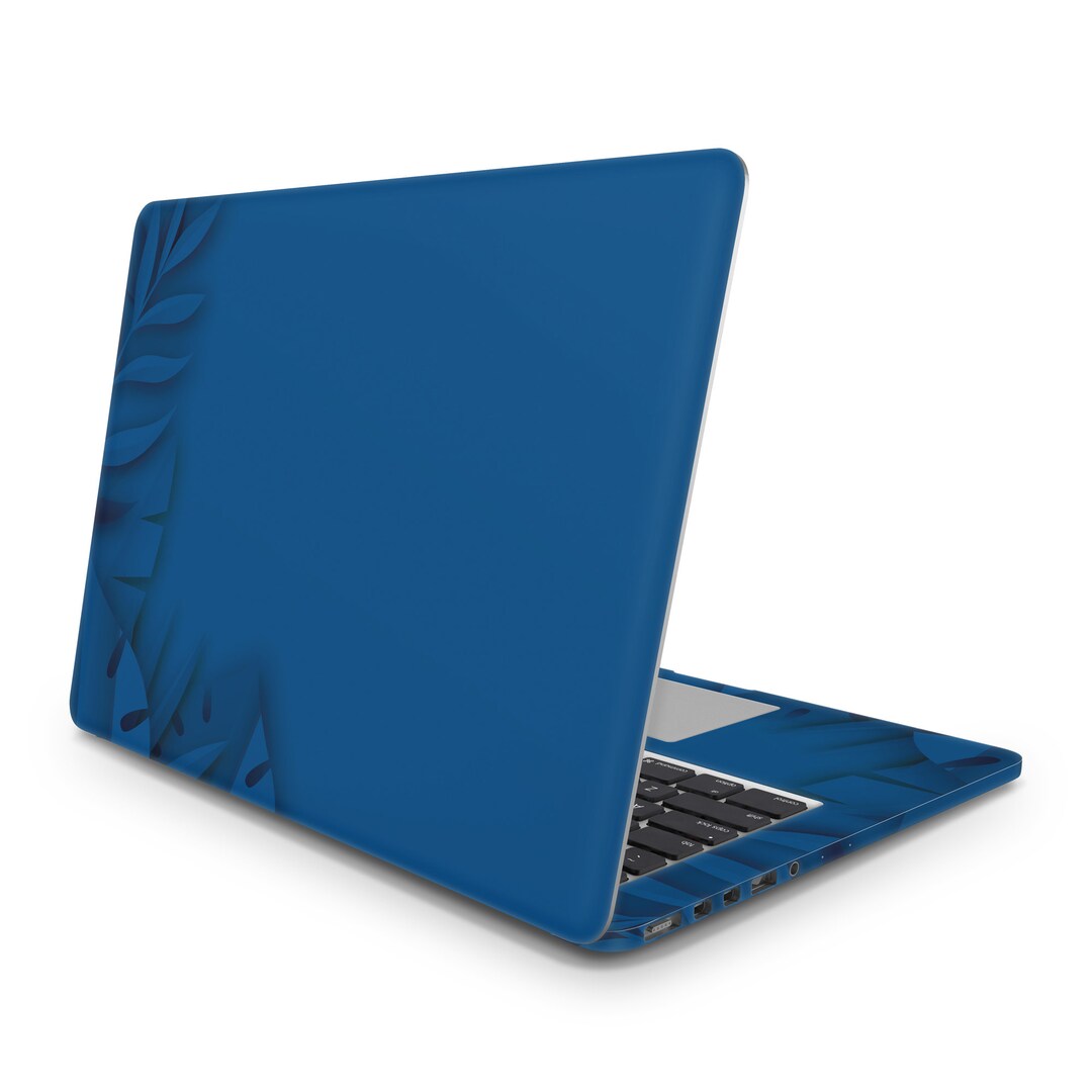 Blue Leaves Laptop Skins Universal Laptop Decal Full Coverage Laptop ...