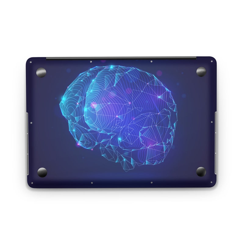 3D Brain and Program Laptop Skins Universal Laptop Decal Full Coverage ...