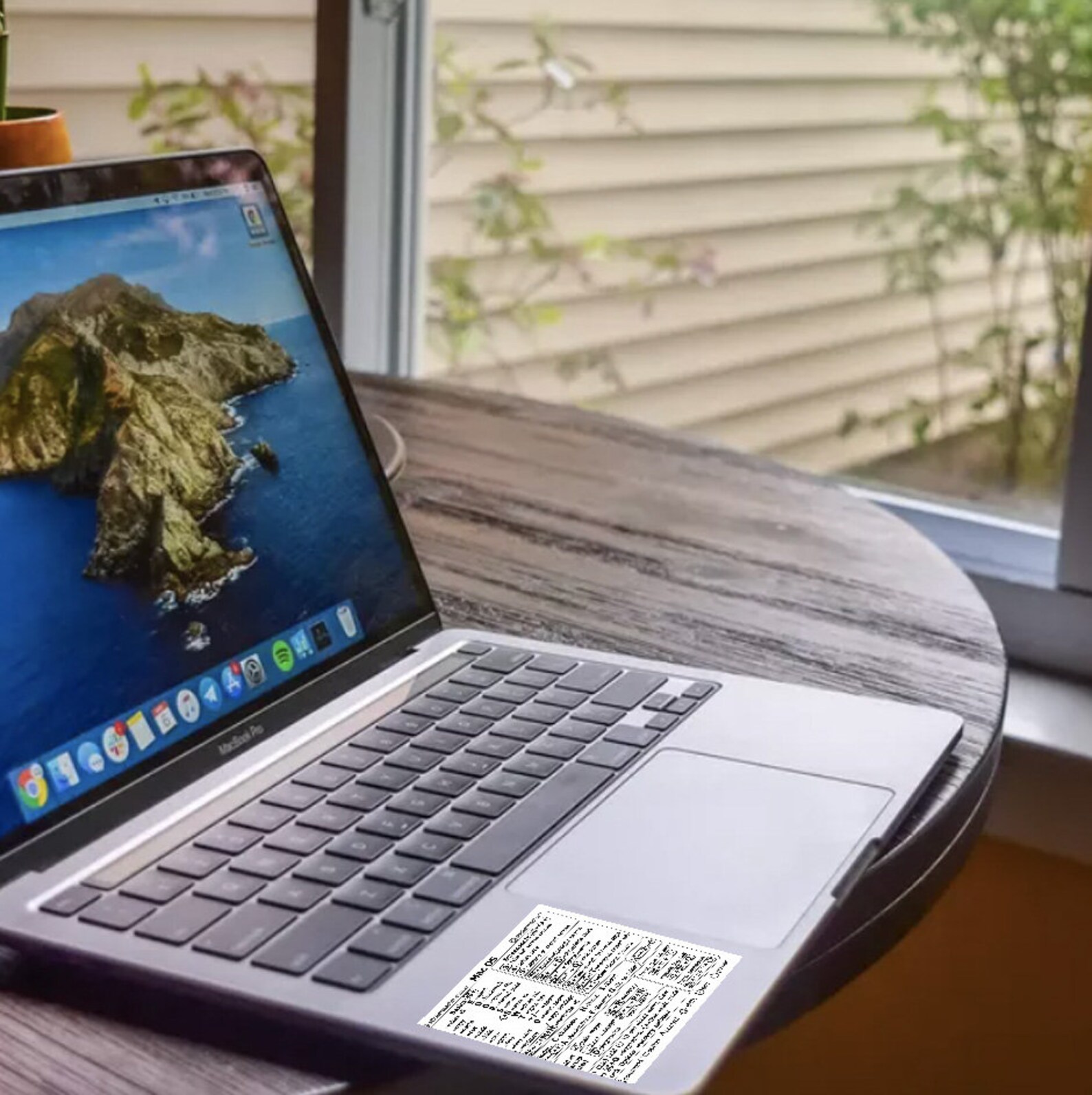 Mac OS MacBook Air Pro Decal Sticker Cheat Sheet Keyboard Shortcuts ...