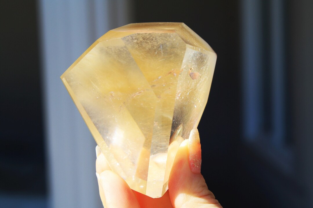 Rare Yellow Actinolite Freeform | Actinolite | Yellow Amphibole ...