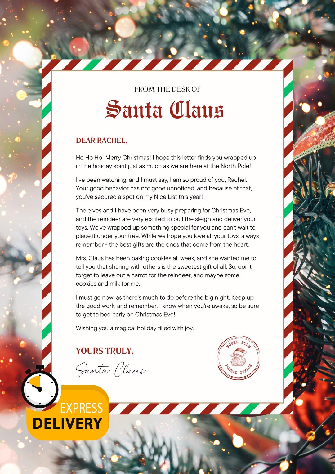 Letters From Santa's Desk Personalized Christmas Letters, Magical ...