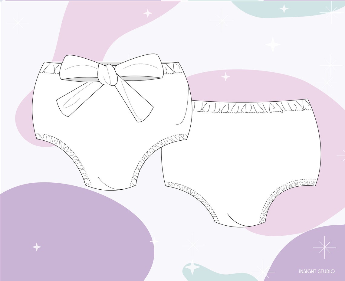 Bloomers PDF Pattern & Tutorial, Baby Bloomers Sewing Pattern, Diaper ...
