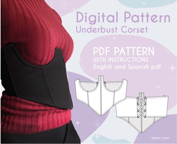 Underbust Corset Vest Pattern