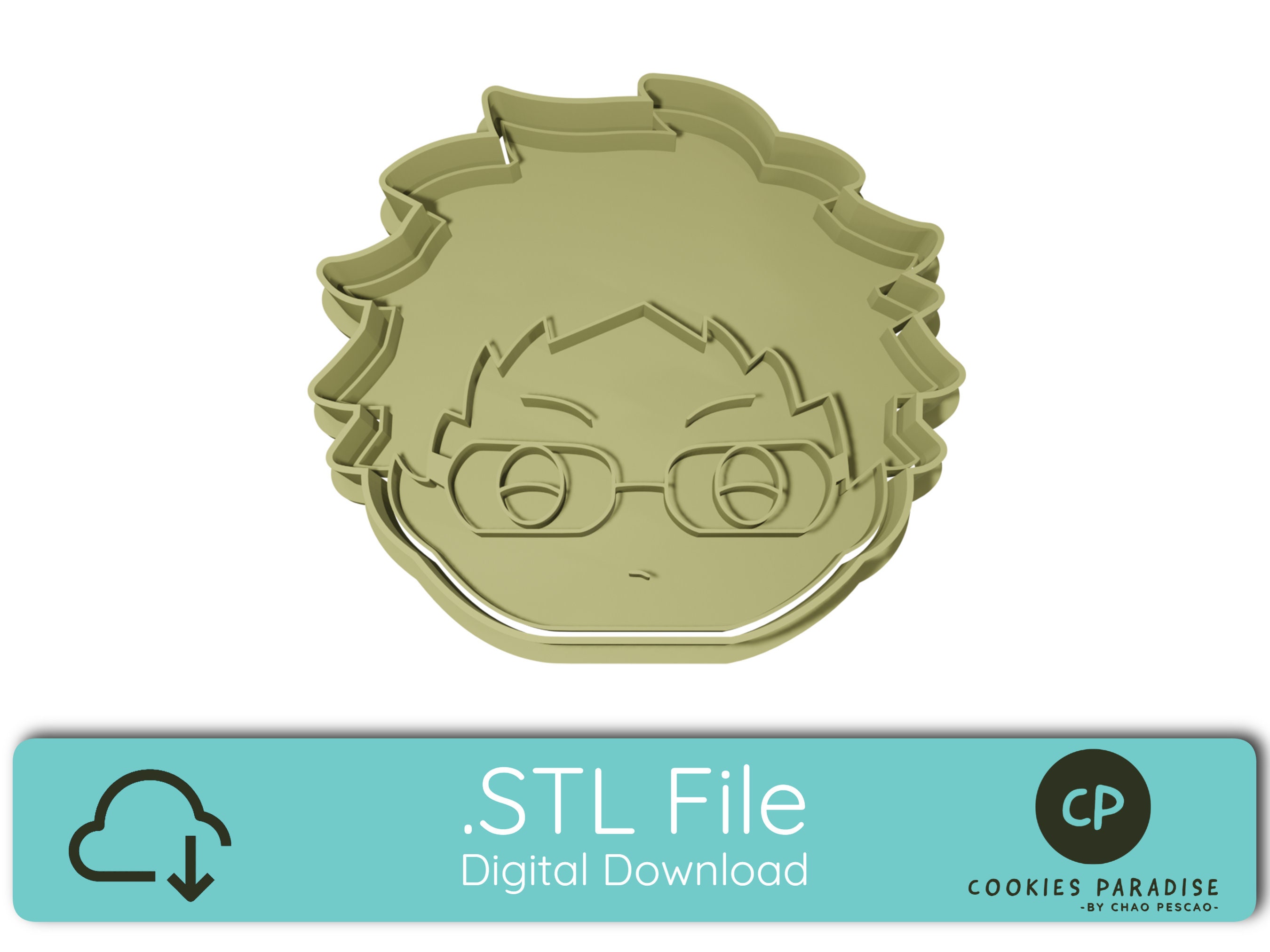 Anime Theme Collection, Cookie Cutter STL FILE - Etsy
