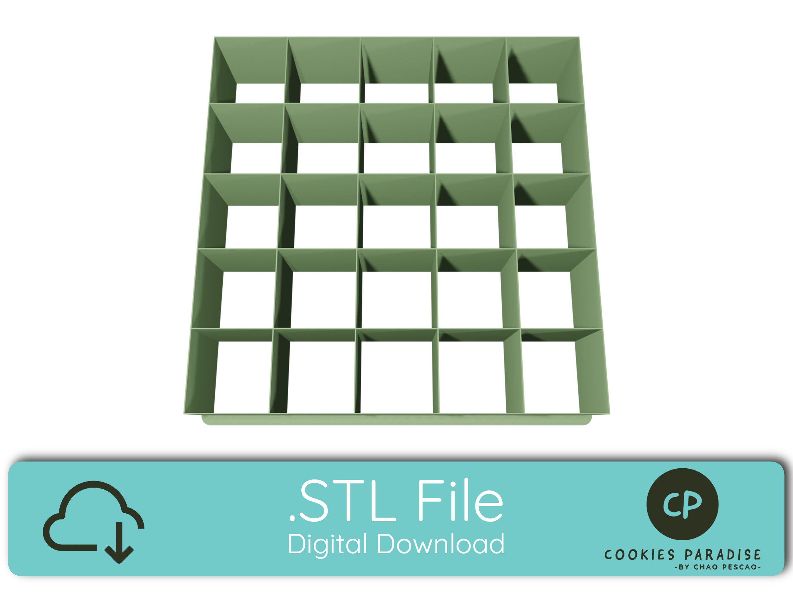 Square Multi Cutter, Cookie Cutter - STL FILE - Etsy