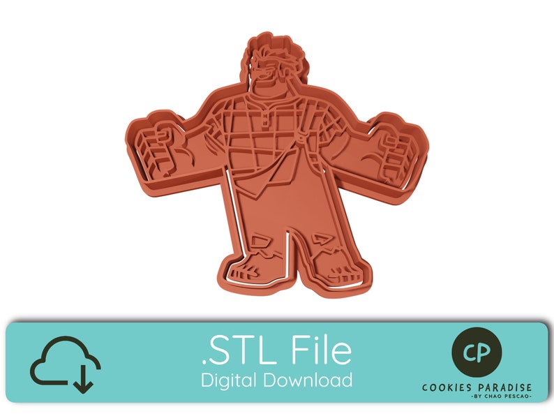 Wreck It Ralph Collection (full 12 Files), Cookie Cutter - STL FILE - Etsy
