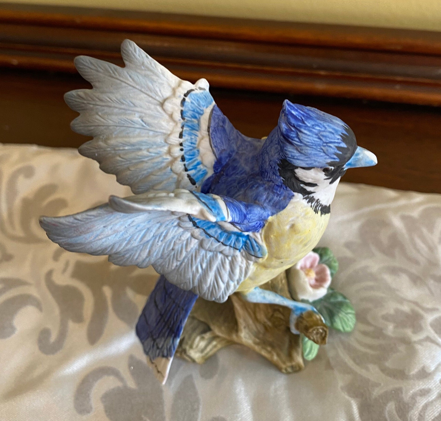 Vintage Lefton China Hand Painted Blue Bird Numbered 1265 - Etsy