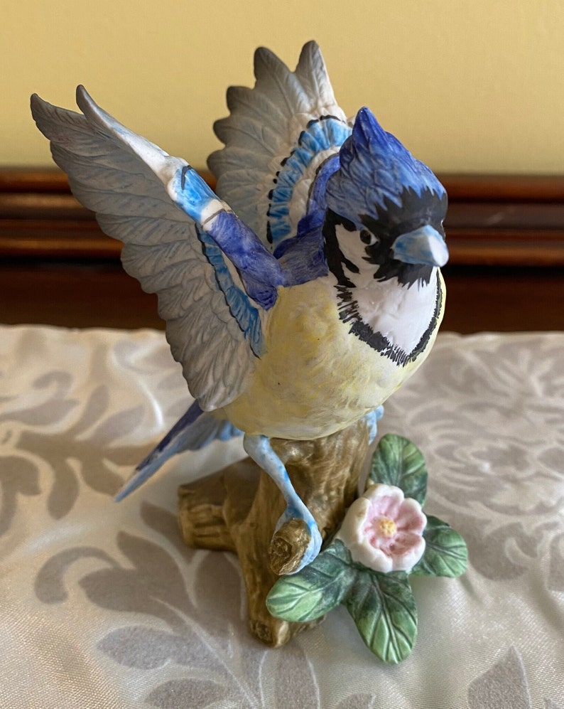 Vintage Lefton China Hand Painted Blue Bird Numbered 1265 - Etsy