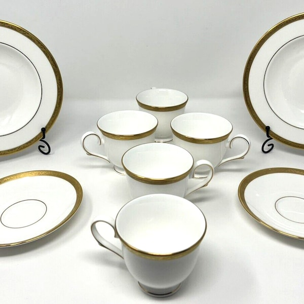 Gold Rimmed China - Etsy