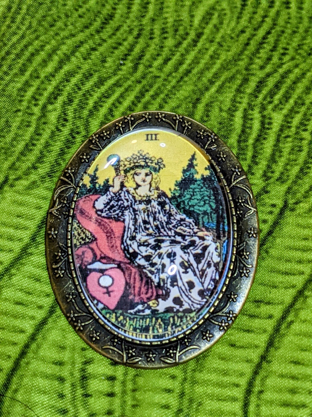 Rider Waite Tarot Brooch the Empress - Etsy