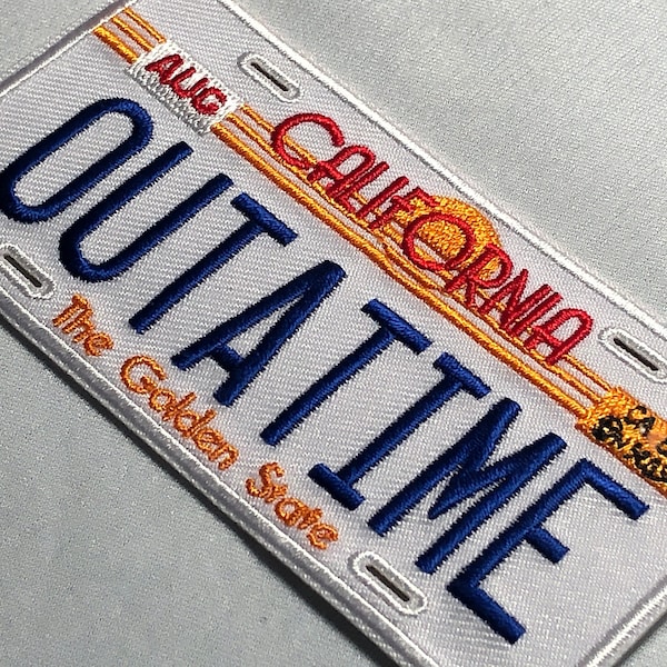 The Back to the Future License Plate - Etsy