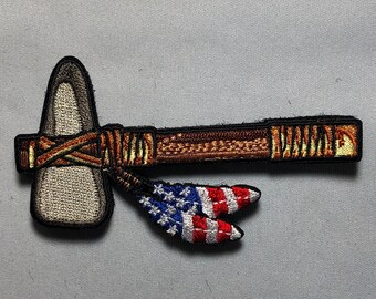 Crossed Tomahawks Patch 450 2 Inch Diameter Embroidered - Etsy
