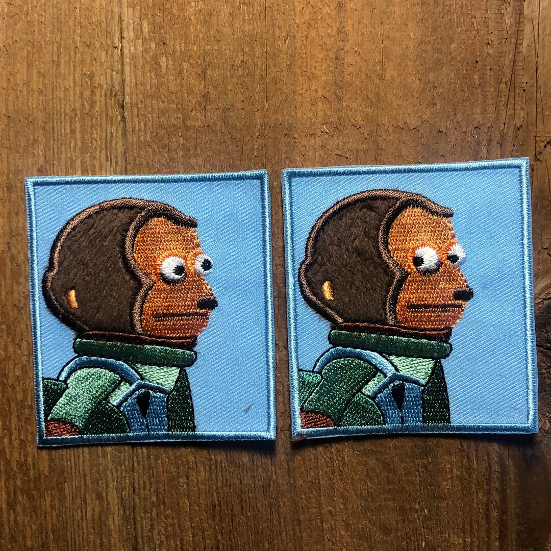 Set of 2 MONKEY PUPPET Patch Morale Embroidery Comics Cosplay Uniform ...