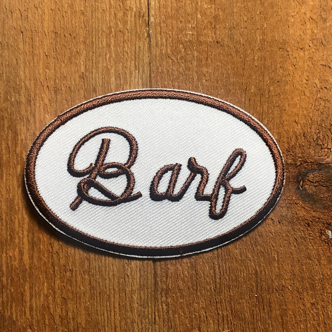 BARF Nametag Spaceballs Patch Morale Cosplay Halloween Uniform Jacket Half Do Lone Star John ...