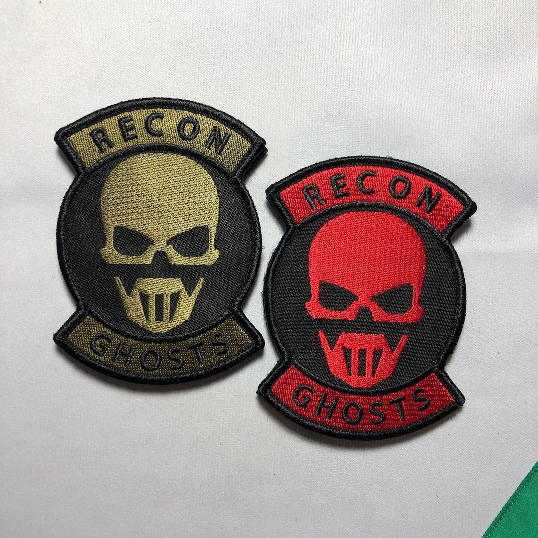GHOST RECON Medic Embroidered Patch Morale Shooting Airsoft Mask ...