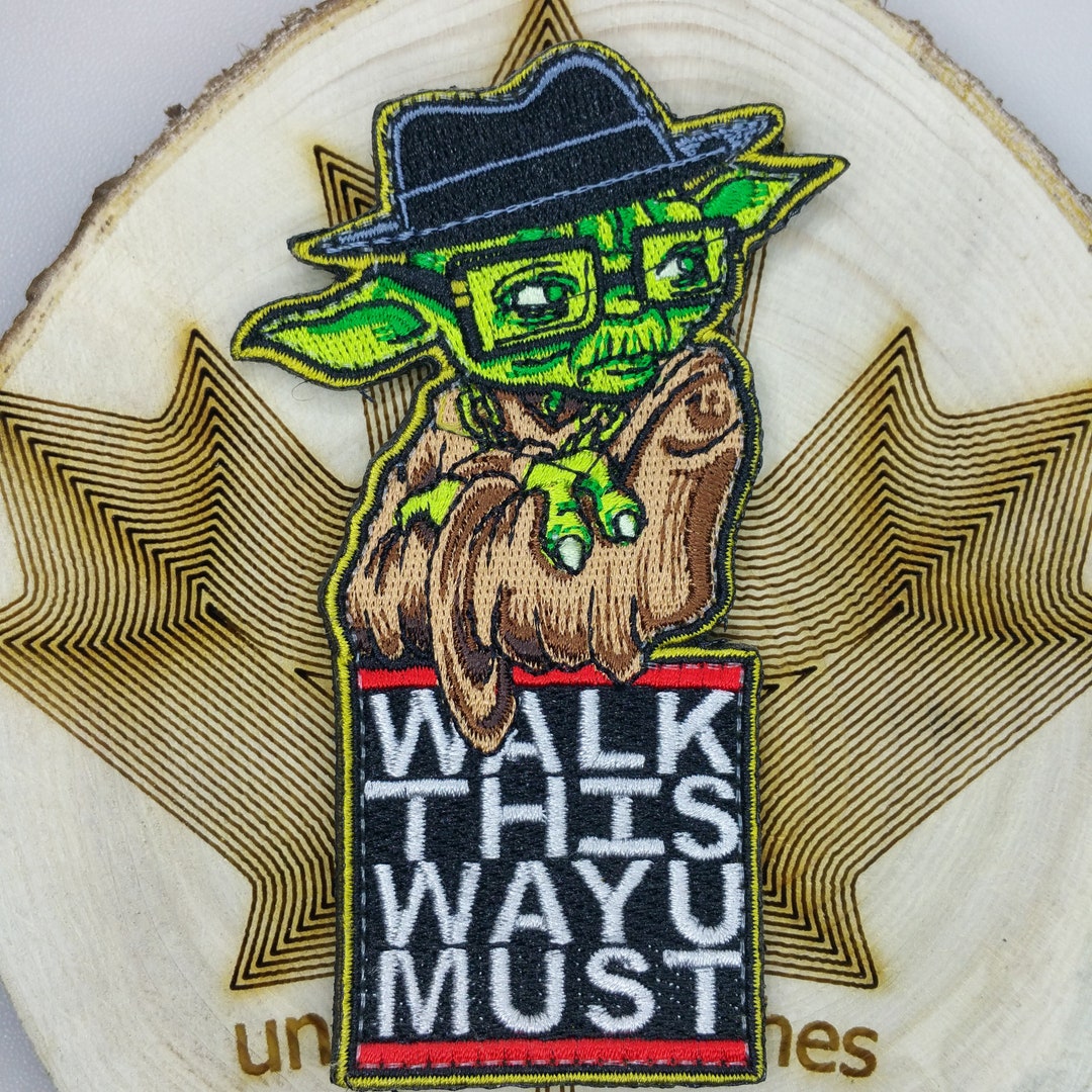 RUN DMC YODA Walk This Way Mashup Morale Patch Embroidery for Warrior ...