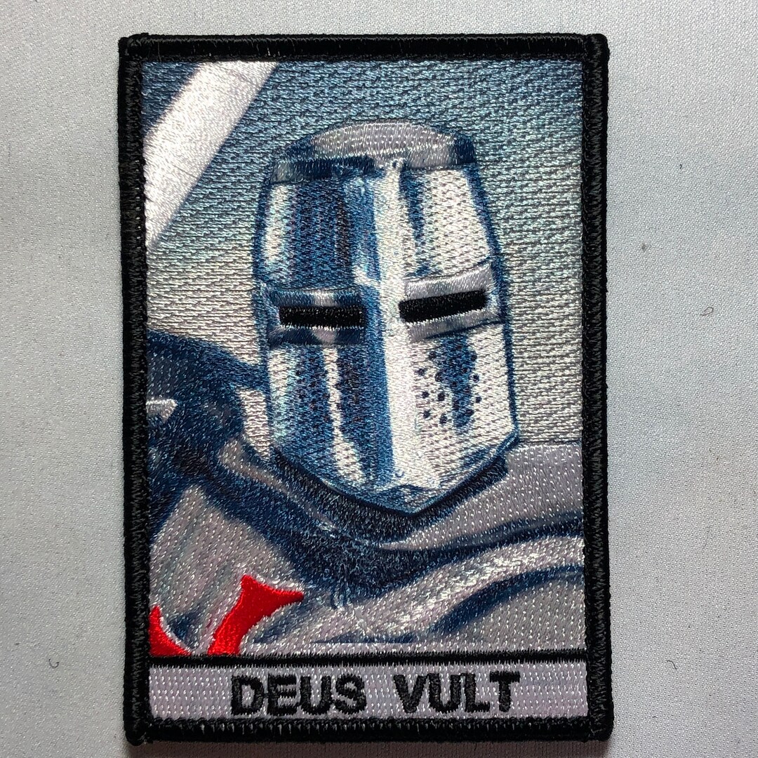 Licensed DEUS VULT CRUSADER Patch Morale Tactical Military Army Warrior ...