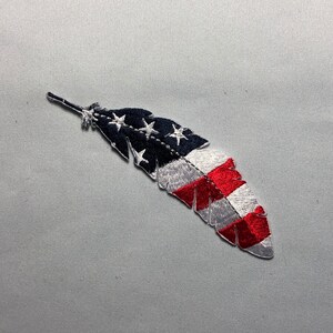 USA FEATHER QUILL Native American Flag Tactical Patch Morale Army Vest ...