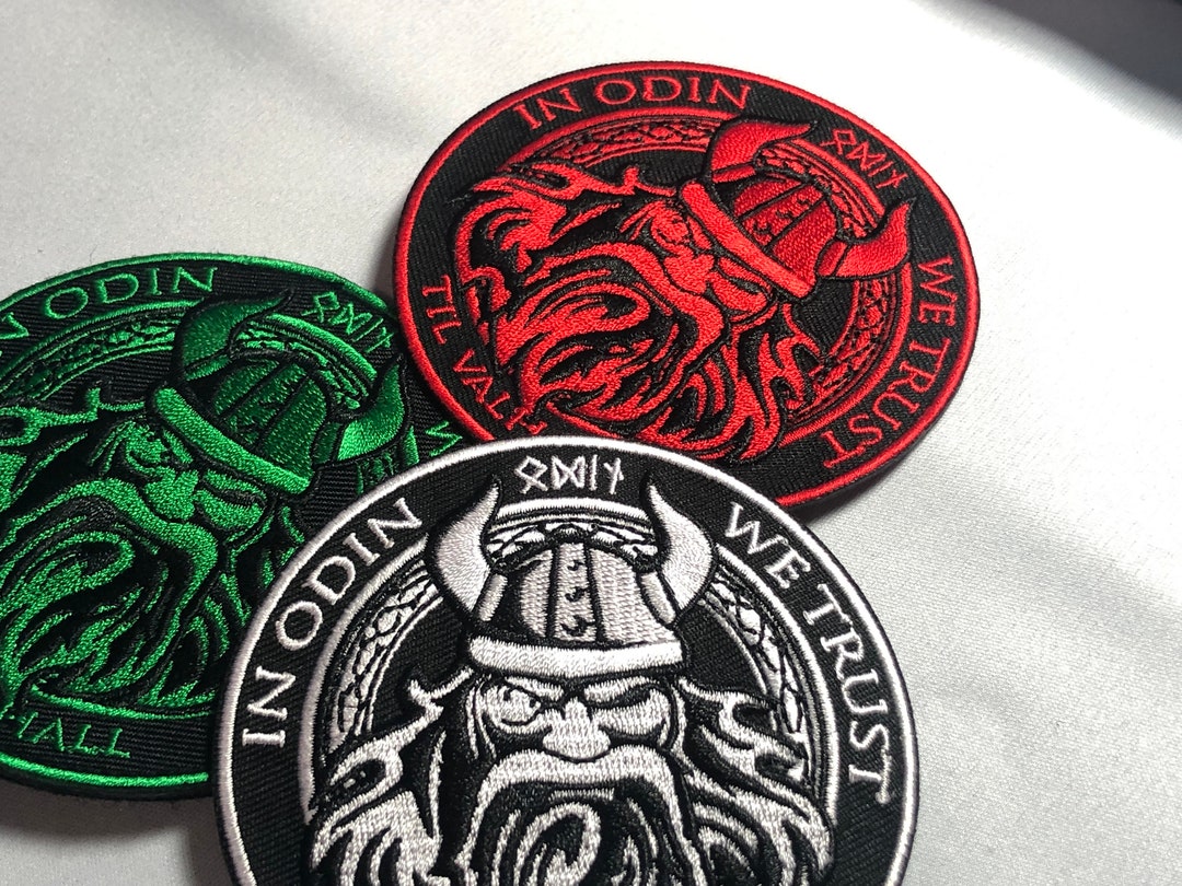 In Odin We Trust BEARDED Viking Army Milspec Patch Morale Master of ...
