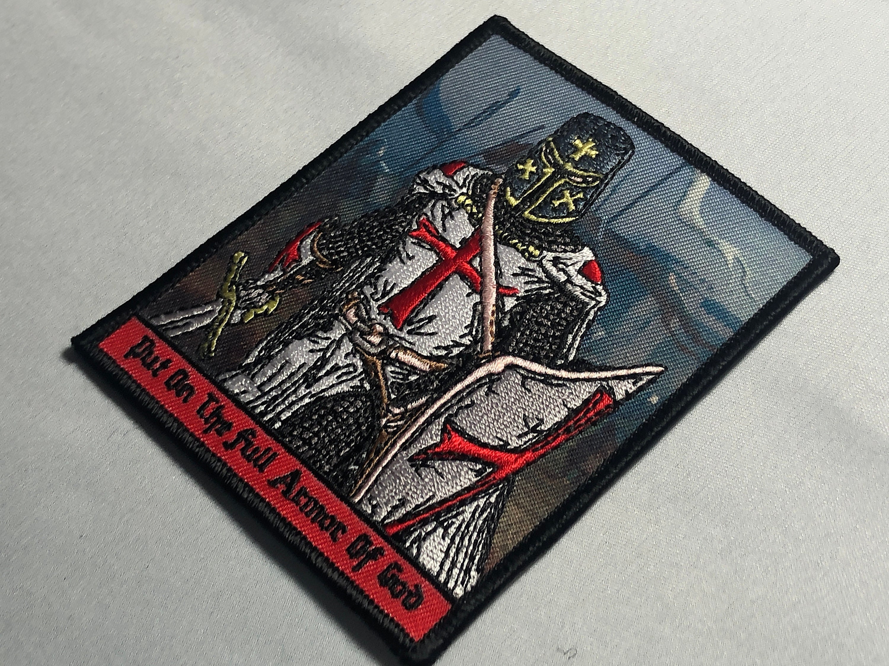 Put on the FULL ARMOR of God Tactical Patch Morale Crusader - Etsy UK