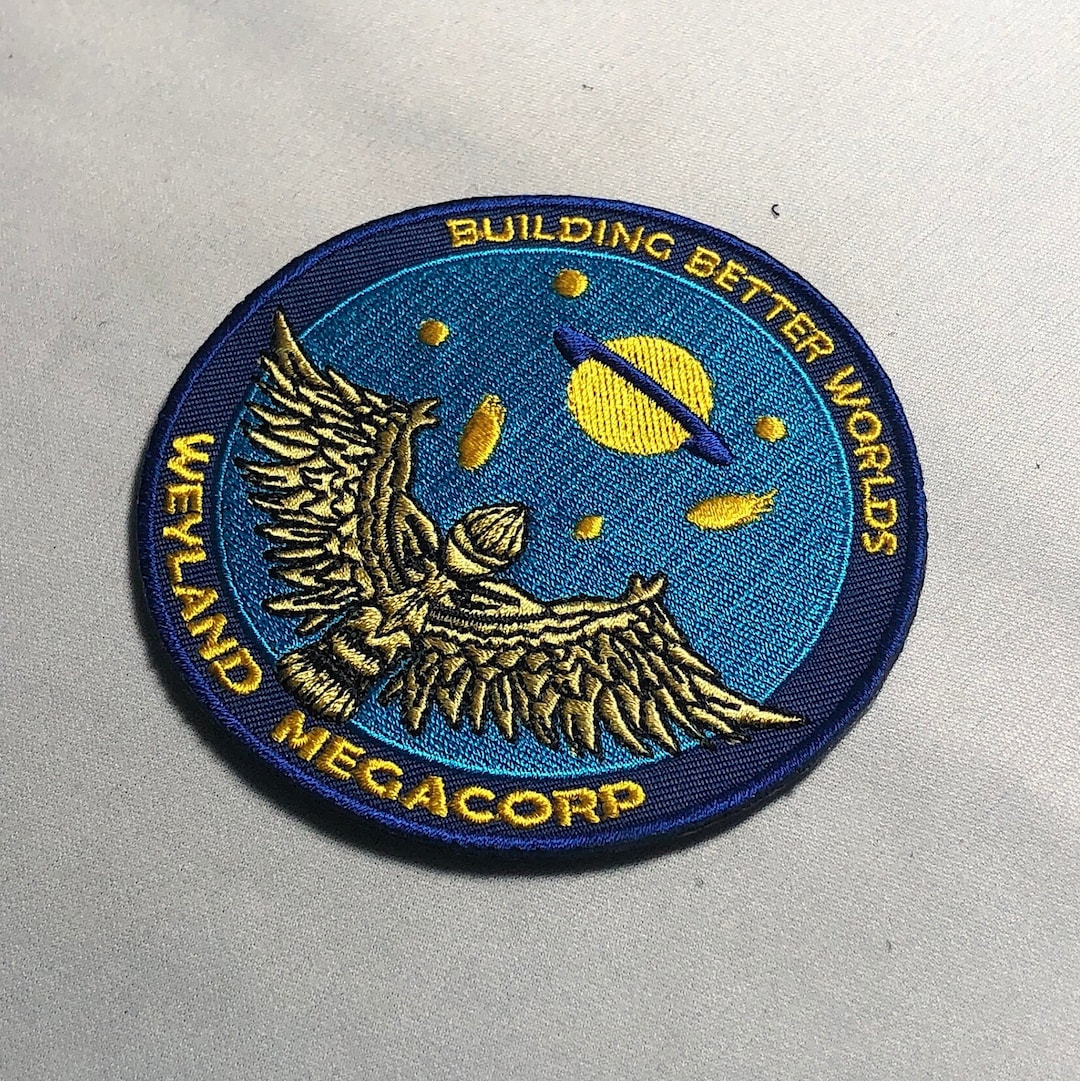 PROMETHEUS Alien Patch Morale Costume Weyland Corporation Predator ...