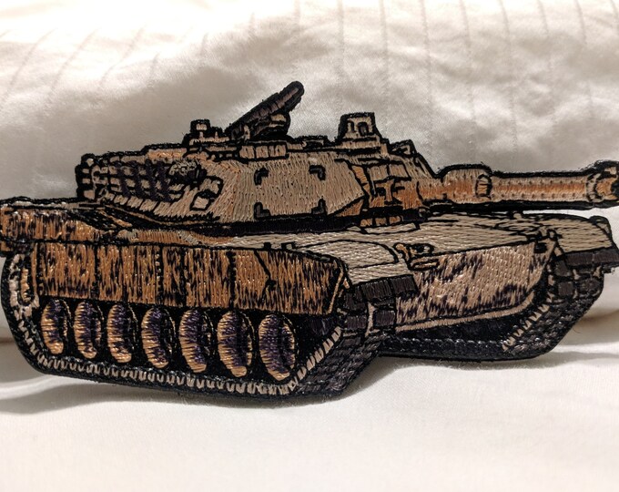 M1A1 Abrams Tank Embroidery Patch Morale Main Battle General M1a2 Gulf ...