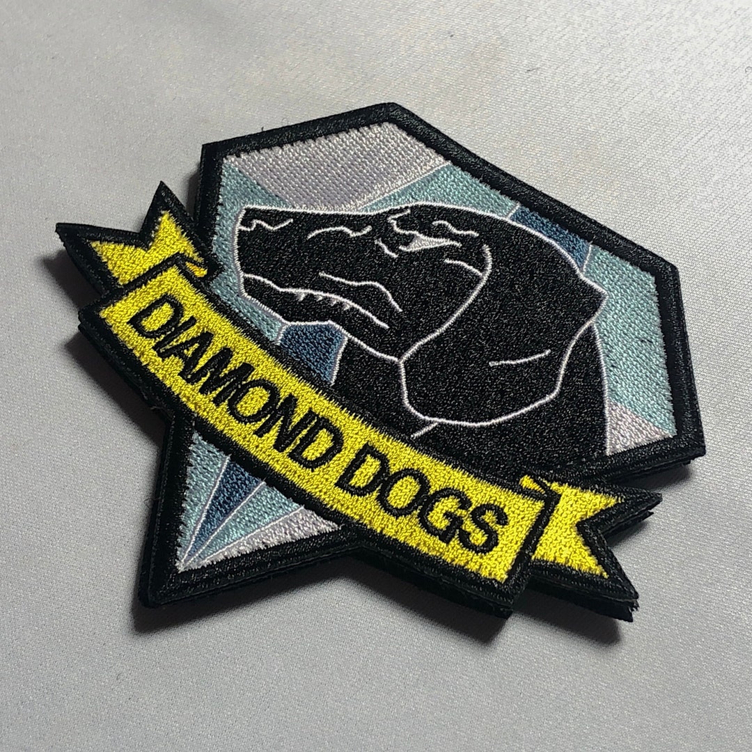 DIAMOND DOGS Patch Morale Cosplay Metal Solid Army MGS Tactical Gear ...