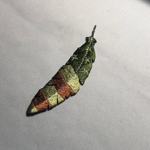 USA FEATHER QUILL Native American Flag Tactical Patch Morale Army Vest ...