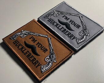 PVC I'm Your Huckleberry Tombstone Doc Holiday Morale Patch - Etsy