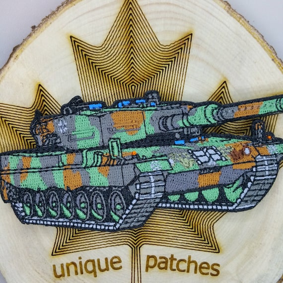LEOPARD 2 2A4 Tank Embroidery Patch Morale Hook and Loop Main | Etsy