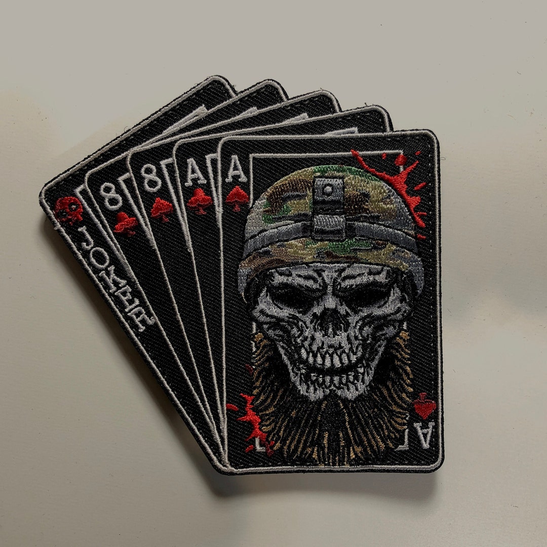 BEARDED SOLDIER Full House Ace Spades Card Spec Ops Unit Russia Navy ...