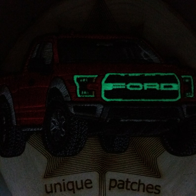 RAPTOR Truck Embroidery Patch Morale Red F150 Hook and Loop - Etsy