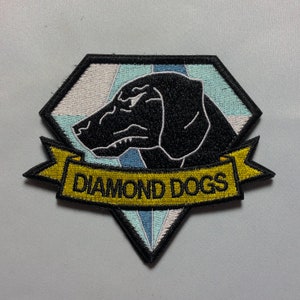 DIAMOND DOGS Patch Morale Cosplay Metal Solid Army MGS Tactical Gear ...