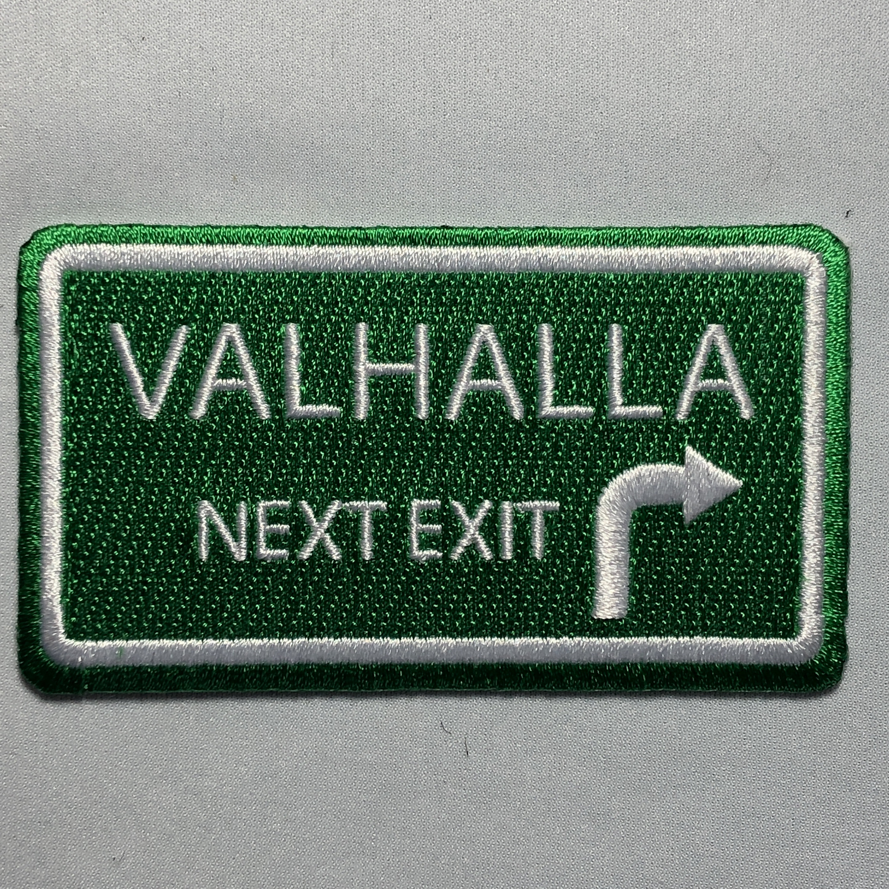 Next Exit Road Sign