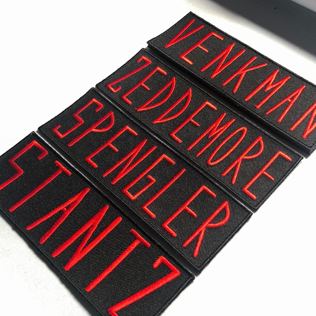 Nametags GHOSTBUSTERS Ghost Busters Patch Movie Prop Costume Cosplay 2 ...