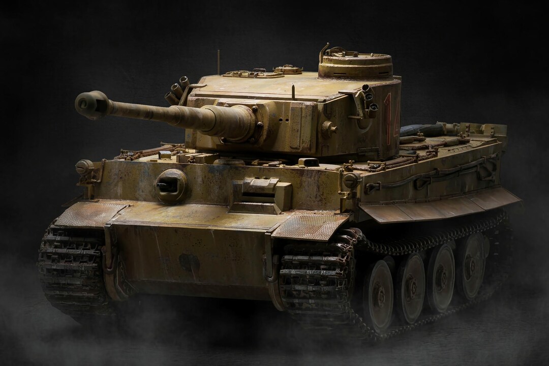 Pro-built Tiger I Tank Model: Afrika Korps, 1/35 Scale - Etsy