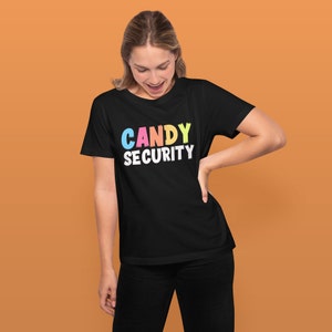 Candy Security Funny Easy Lazy Halloween Costume for Parents, Funny ...