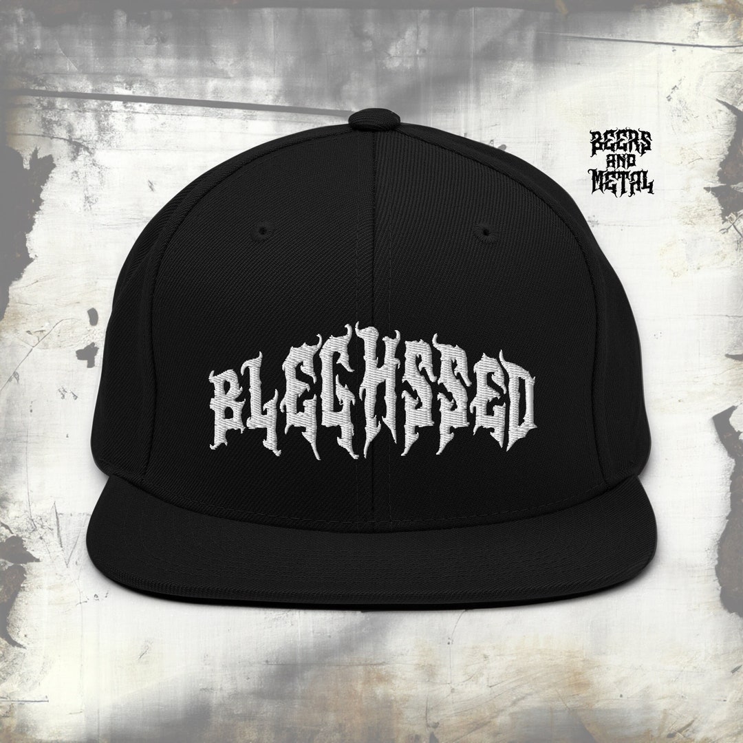Bleghssed Hat: Funny Metalcore Snapback - Etsy