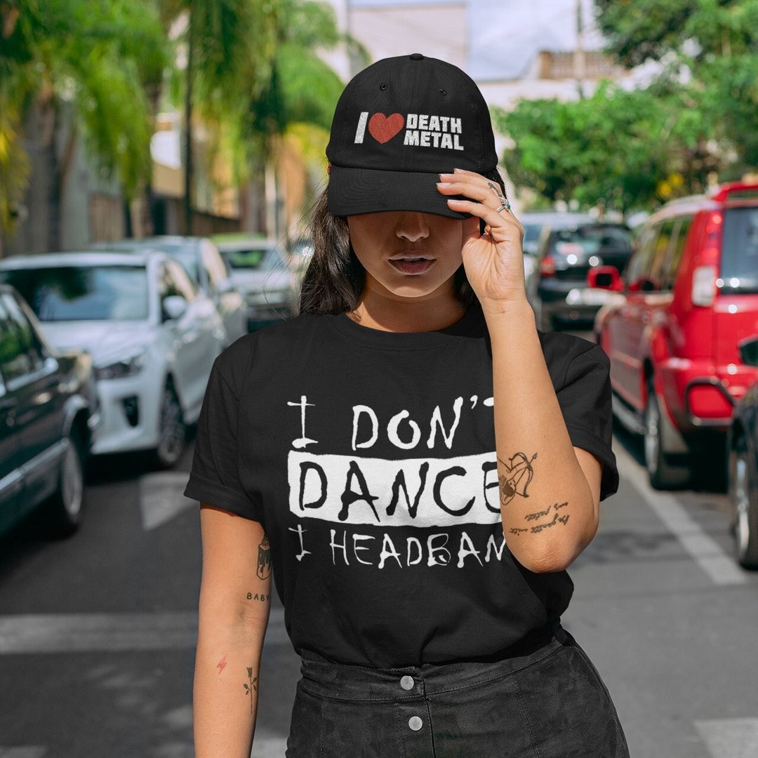 I Love Death Metal Dad Hat | Death Metal Hat | Death Metal Gift ...
