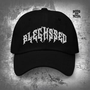 Bleghssed Hat: Funny Metalcore Snapback - Etsy