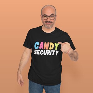 Candy Security Funny Easy Lazy Halloween Costume for Parents, Funny ...