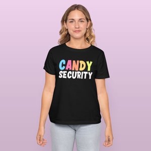 Candy Security Funny Easy Lazy Halloween Costume for Parents, Funny ...