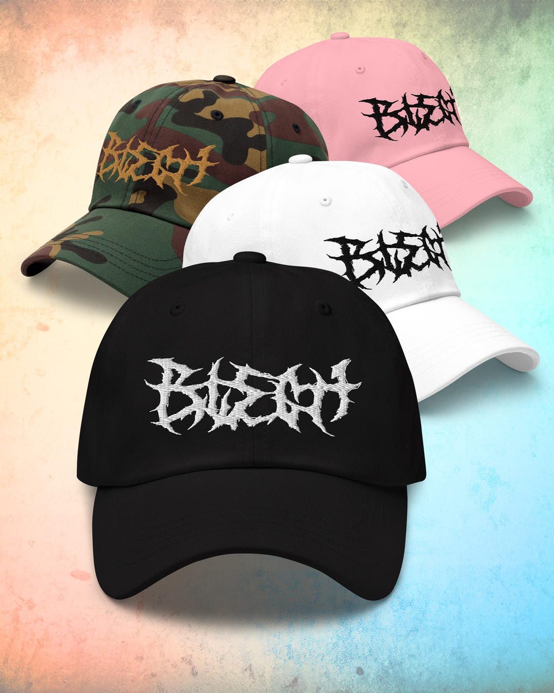 Blegh Dad Hat | Deathcore Hat Gift for Metalheads | Funny Metal Music ...