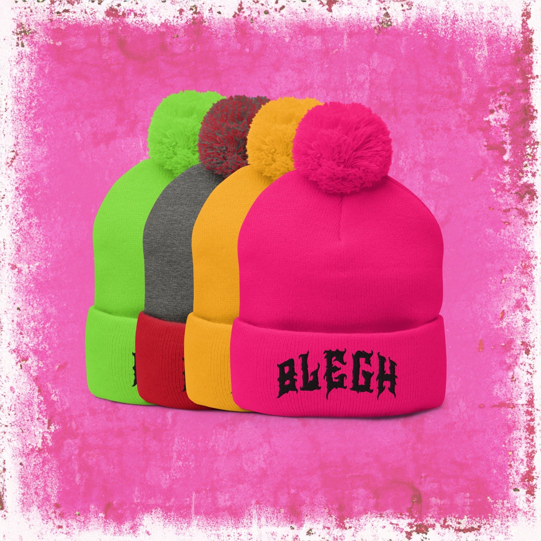 Blegh Beanie, Best Gifts for Metalheads, Deathcore Fan Gift, Metalcore ...