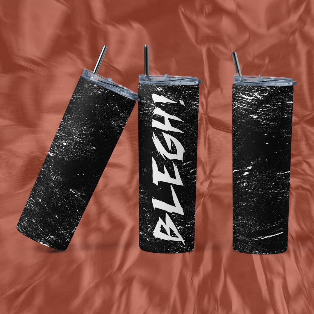 Blegh Deathcore Death Metal Tumbler, Heavy Metal Gift, Gifts for ...