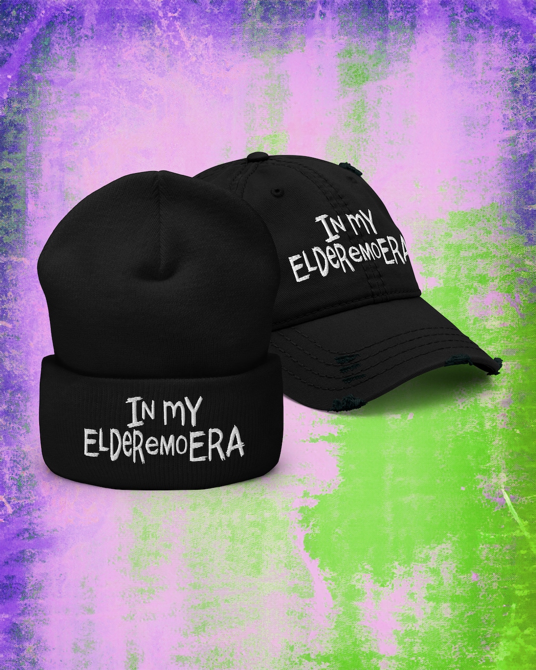 In My Elder Emo Era Hat, Elder Emo Beanie, Gift for Emo Boyfriend ...
