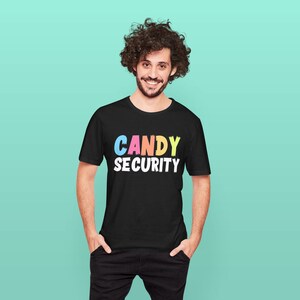 Candy Security Funny Easy Lazy Halloween Costume for Parents, Funny ...