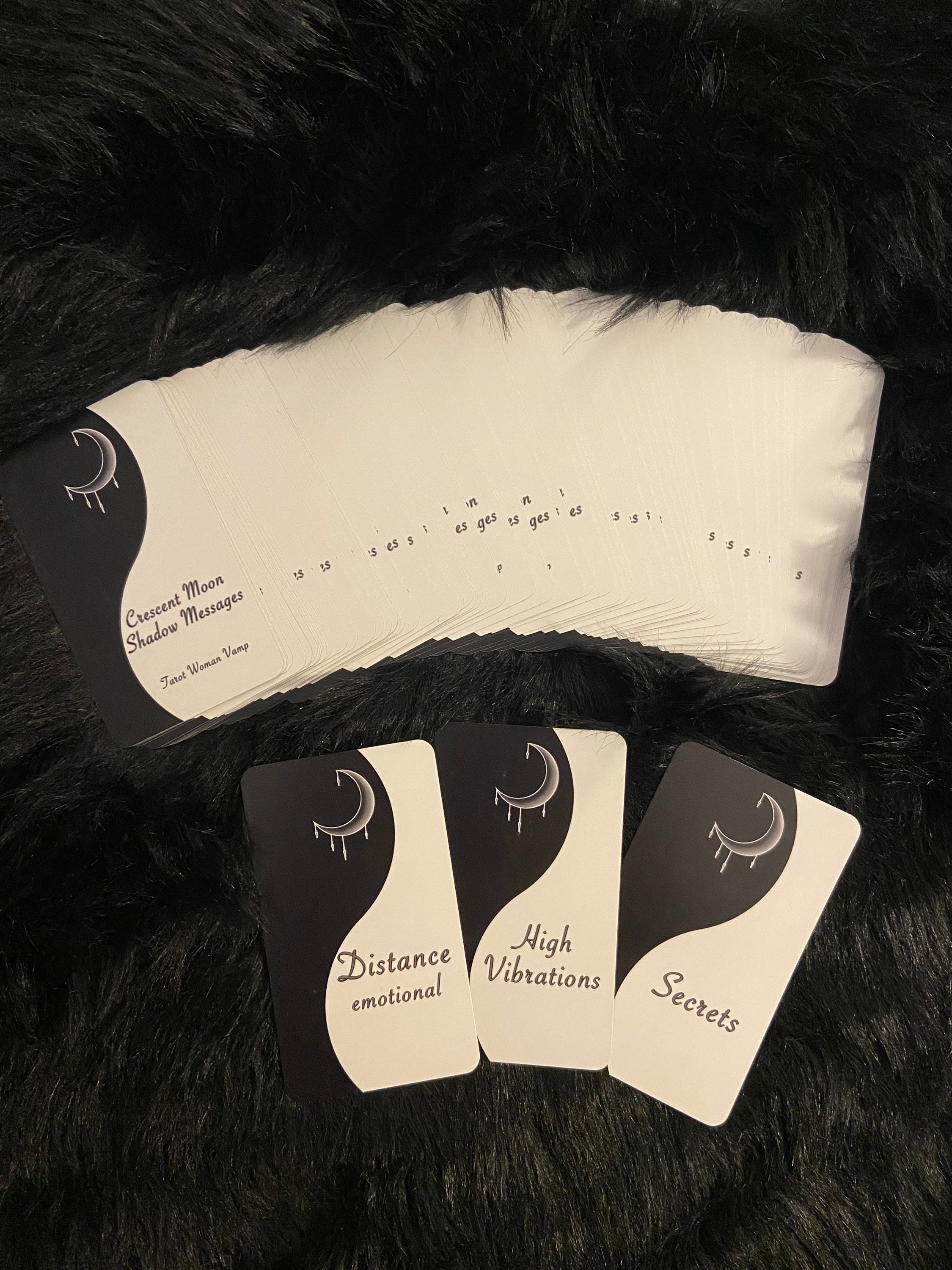 Crescent Moon Shadow Messages - Etsy Canada