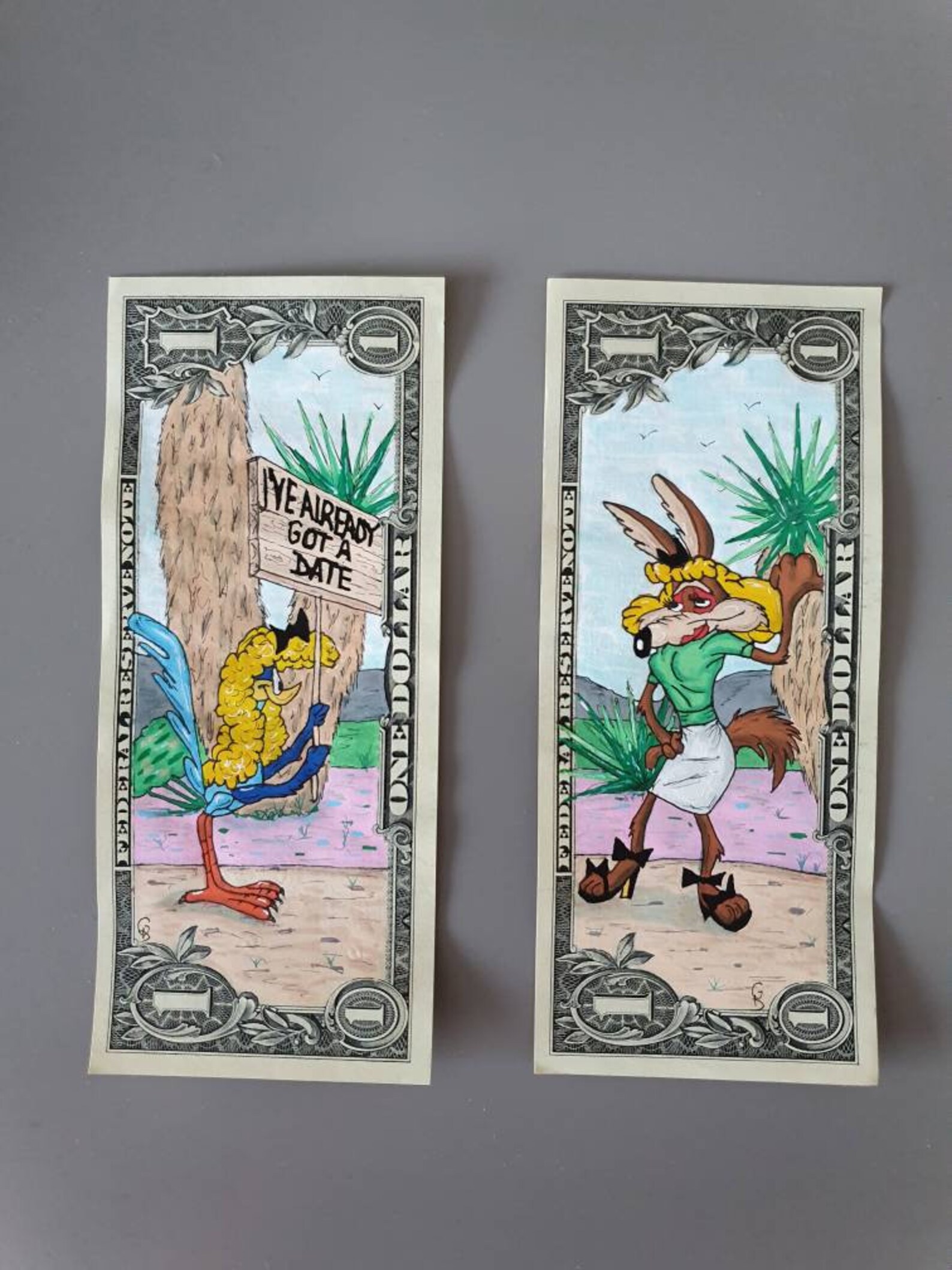 Dollar Art Money Art Real currency | Etsy